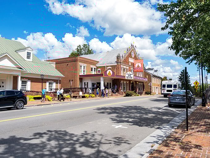 Abingdon's historic district features perfectly preserved buildings from centuries past. History lives on every brick sidewalk and colonial doorway.
