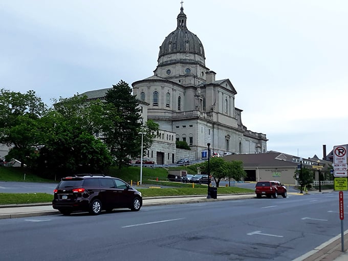 This magnificent domed cathedral in Altoona reaches for the heavens! Proof that small cities can have big architectural dreams.