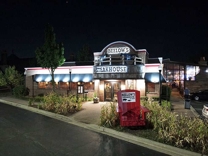 That barrel-shaped entrance is like a meat lover's Bat-Signal – something extraordinary awaits within these brick walls!