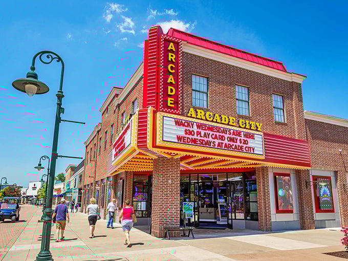 Branson's famous entertainment district welcomes tourists by day, but offers locals surprisingly affordable living options year-round.