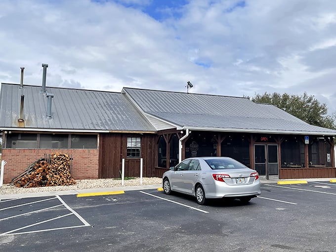 Don't let the modest exterior fool you—inside this unassuming building lurks some of Florida's most spectacular grouper creations.