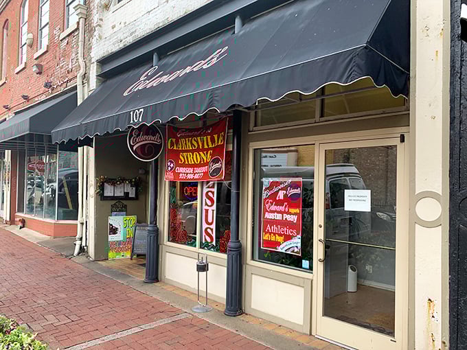 Edward's classic storefront brings small-town charm to serious steak business – where locals have been getting their fix for generations.