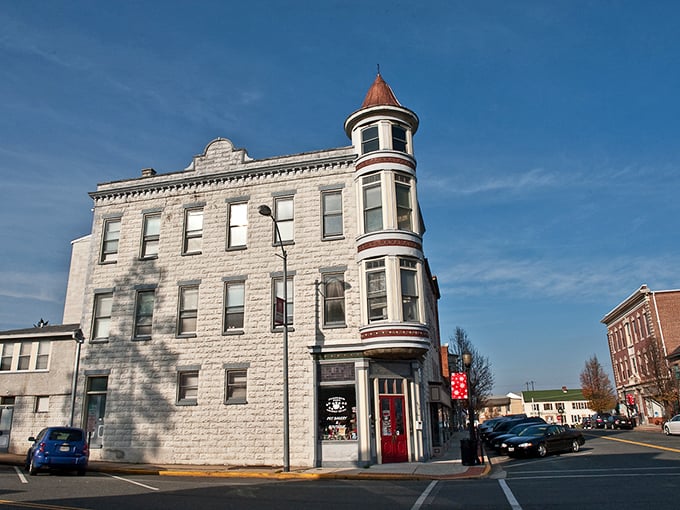 Classic American architecture with a twist – where Victorian details meet small-town charm on every corner.