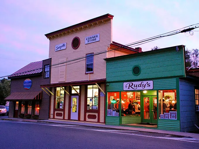 Sperryville's panoramic view reveals a town that seems to have been carefully placed between mountains like a treasured keepsake.
