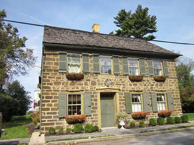 With stone houses and flower boxes, Strasburg captures timeless charm—like a scene from a Hallmark movie in every direction.