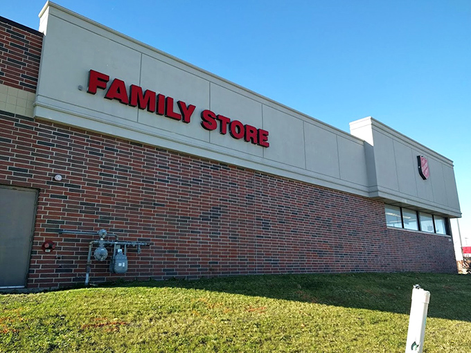 The Salvation Army Family Store's brick-and-mortar presence – where one person's donations become another's discoveries.