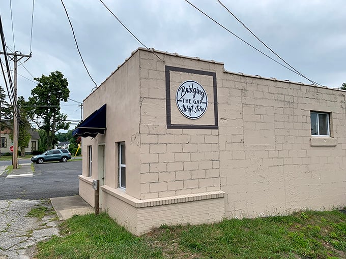 This charming storefront might look modest, but inside it's a Mary Poppins bag of thrifting surprises!