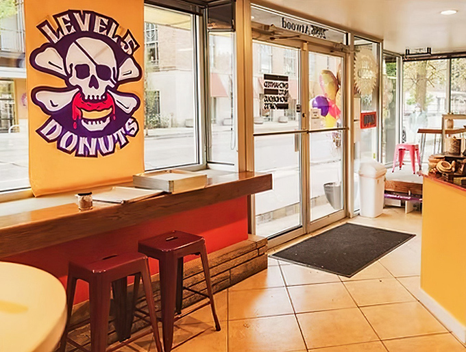 Behind those doors lies Madison's edgiest donut experience—where traditional recipes walk the plank and flavor adventures await the brave.