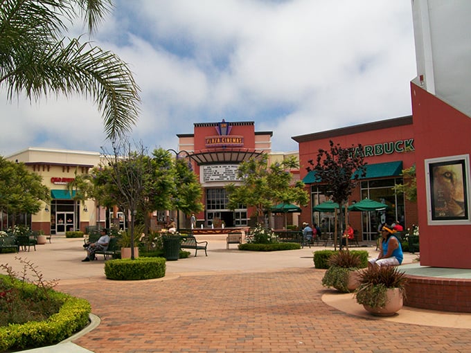 Shopping centers with palm trees—Oxnard's version of affordable luxury. Where your Social Security check stretches further than your imagination.