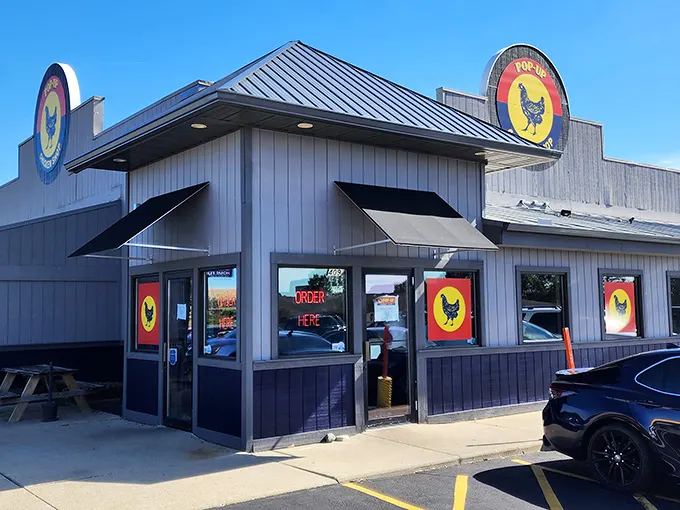Where chicken gets the respect it deserves. This roadside gem proves sometimes the best meals come from the most unassuming places.