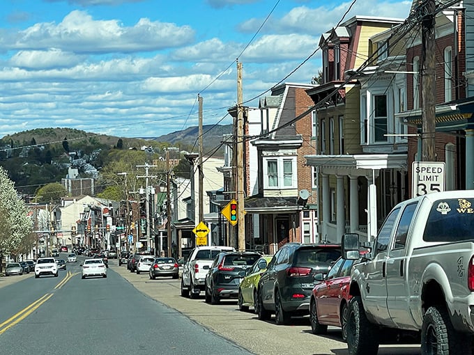 Pottsville's historic brick buildings have weathered time gracefully – much like the retirement budgets of its satisfied residents.