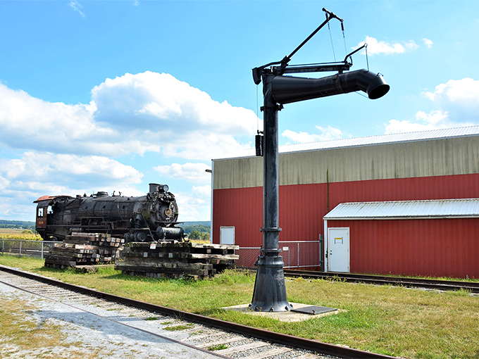 Strasburg's vintage train and water tower – a scene that makes train enthusiasts weak in the knees. All aboard the nostalgia express!