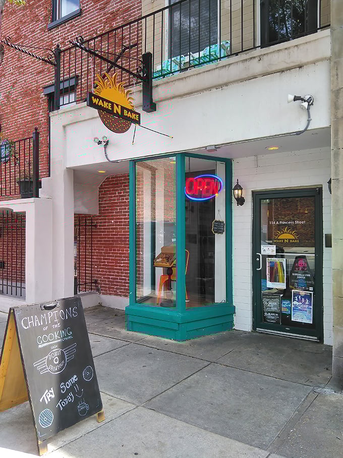 That punny name and sunny logo tell you everything—these folks have a sense of humor and serious donut skills. Downtown Wilmington's sweetest spot.