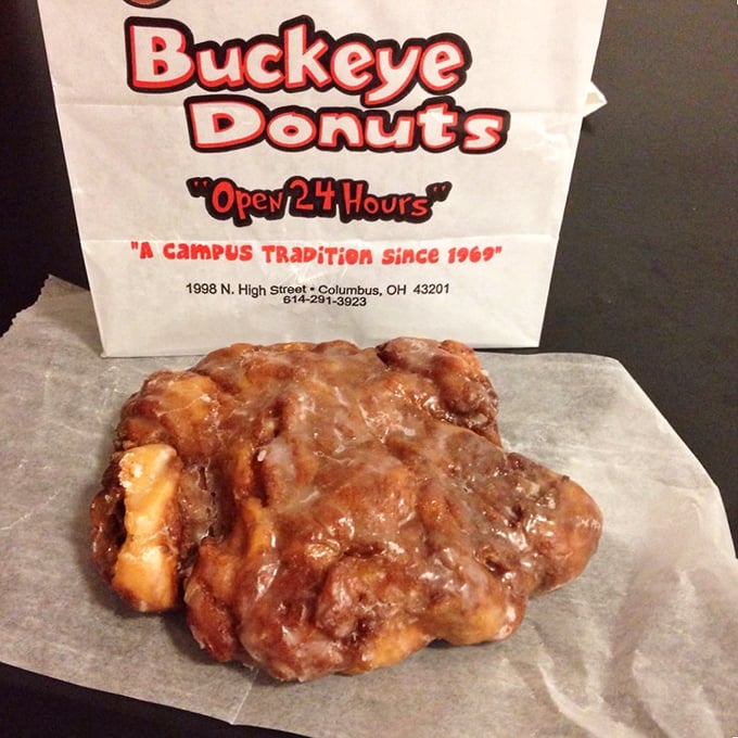 The apple fritter—a craggy, cinnamon-spiced mountain of pastry that could easily feed two people. But why would you share?