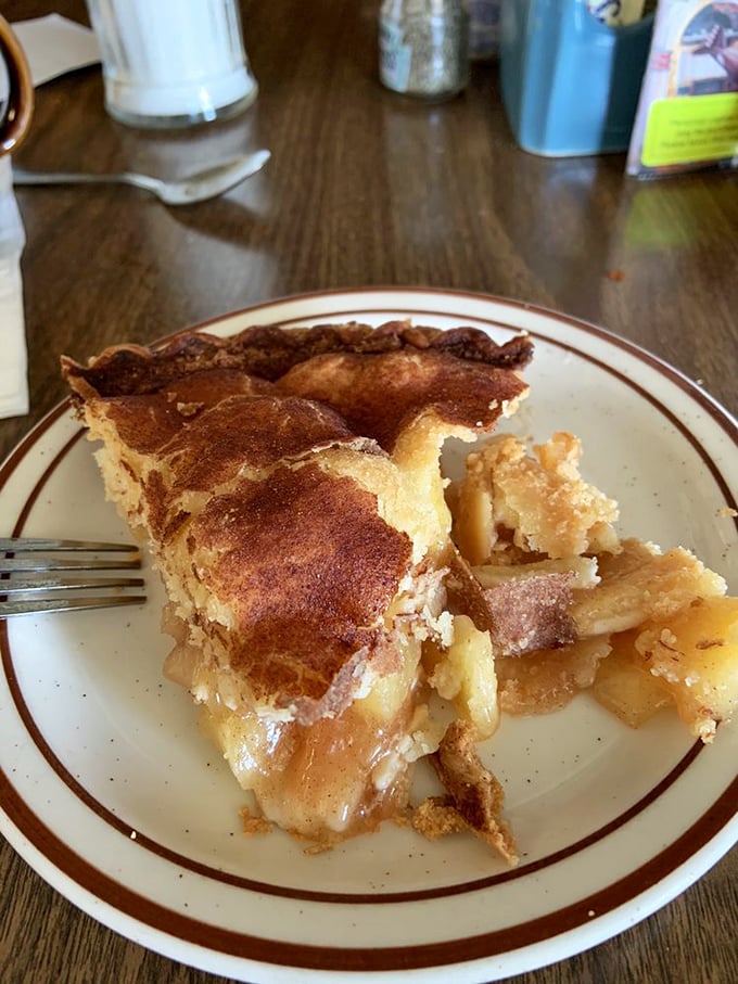 This isn't just apple pie—it's a slice of American optimism with a golden crust that would make Grandma both proud and a little jealous.