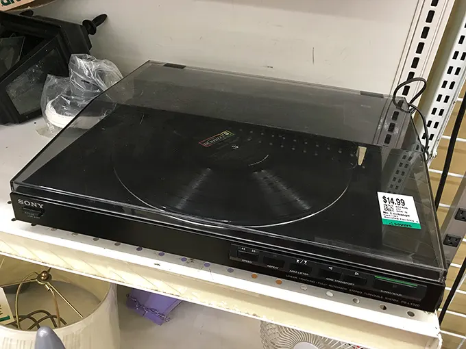 This Sony turntable isn't just vintage technology—it's a time machine waiting to spin you back to your favorite decade.