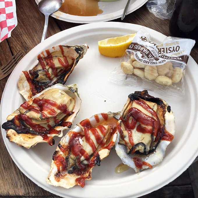 These BBQ oysters aren't just appetizers—they're tiny flavor bombs from the sea, dressed in their Sunday best sauce.