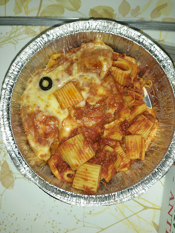 Baked rigatoni that would make any nonna proud – tender pasta tubes swimming in that signature sauce and blanketed with melted cheese.