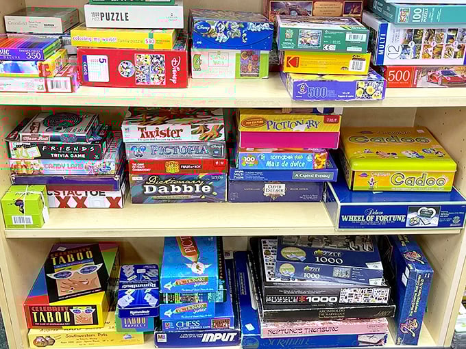 Board game heaven for rainy days and family gatherings. Pictionary battles and Monopoly feuds waiting to happen—all for less than a movie ticket.