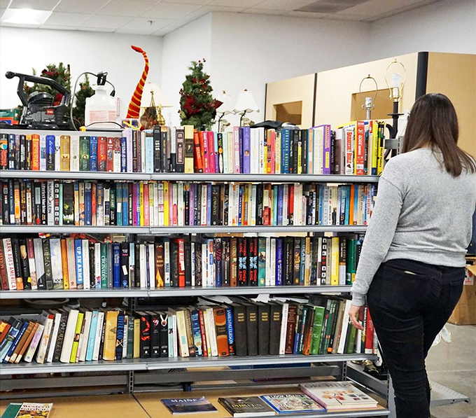 Bibliophiles rejoice! These shelves hold literary treasures spanning every genre imaginable—proof that good stories, like good people, deserve second chances.