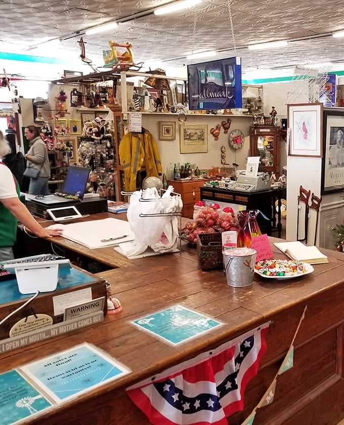 Every great adventure needs a home base. This checkout counter has heard more "I've been looking for this my whole life!" than a dating show.