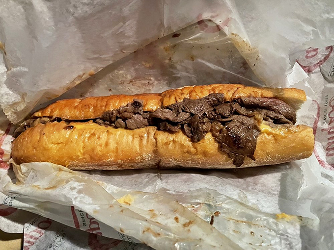 The minimalist approach – just meat and bread in perfect harmony. Like Springsteen's Nebraska album, it proves sometimes less truly is more.