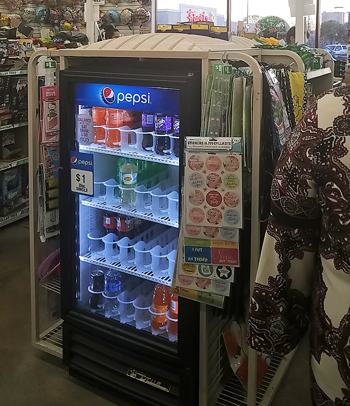 Cold drinks for a buck? In Texas heat, this cooler isn't just a bargain—it's practically a public service.