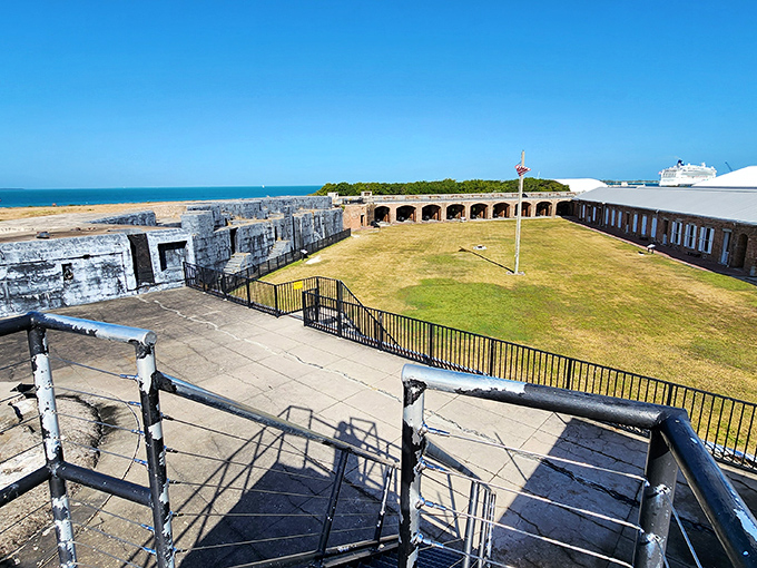 History with a view—Fort Zachary Taylor offers military architecture with a side of "why didn't they teach history class here when I was in school?"