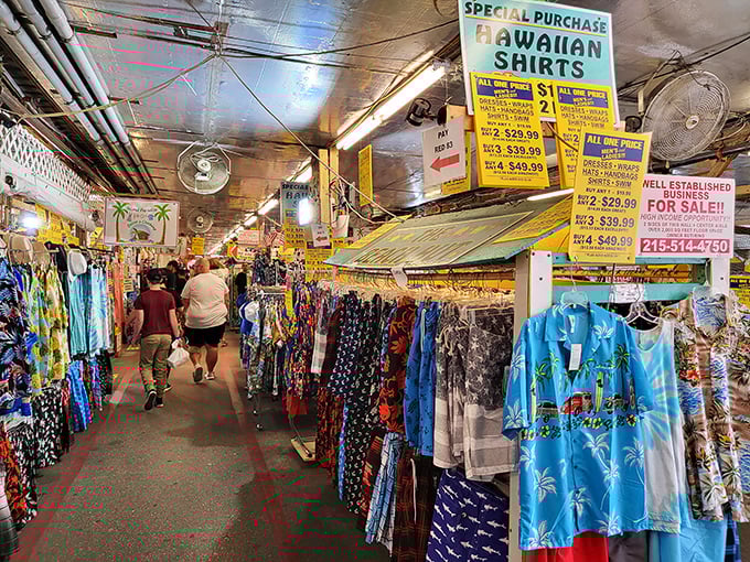 Hawaiian shirt heaven! Where else can you dress like a tropical paradise exploded in your closet for under $30?