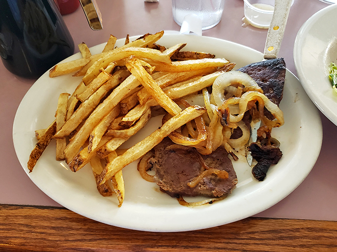 Liver and onions done right – proof that sometimes our grandparents knew exactly what they were talking about.