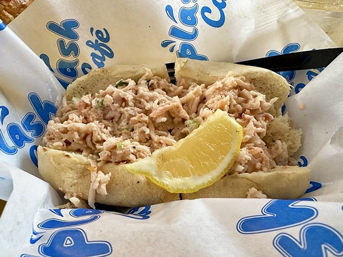 The lobster roll doesn't try to be fancy—it doesn't need to. Sweet, tender meat with just the right amount of dressing, proving sometimes simplicity is the ultimate sophistication.