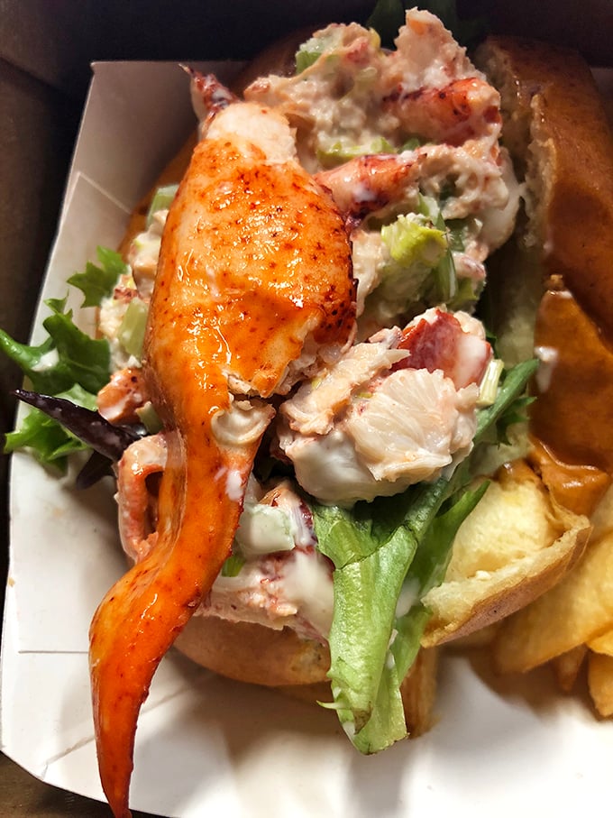Lobster rolls that would make a New Englander do a double-take—chunks of sweet meat nestled in fresh bread, proving Pennsylvania knows its seafood game.