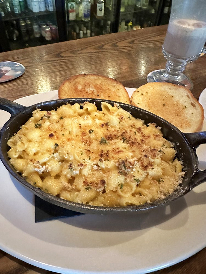 Mac & cheese gets the Irish treatment with a Guinness-infused sauce that transforms comfort food into a religious experience.