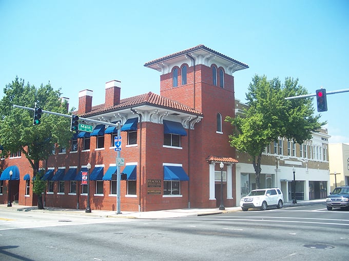 Lakeland's Main Street could be a movie set for "Charming Small Town, USA" – those blue awnings practically begging you to window shop.