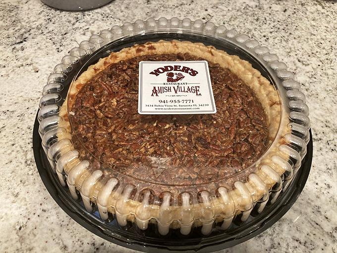 This isn't just pecan pie; it's an edible work of art that makes you question why you ever wasted calories on lesser desserts.