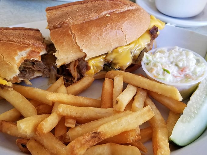 This isn't just a sandwich—it's Philadelphia's greatest contribution to happiness, served with a side of golden fries and zero regrets.