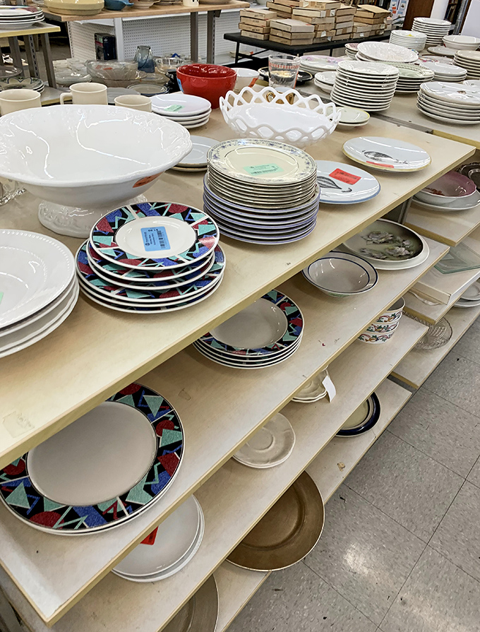 Dish paradise for those who understand that mismatched plates aren't a faux pas—they're a conversation starter.