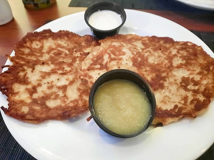 Golden-brown potato pancakes with their crispy edges and tender centers—the kind that make you wonder why we don't eat these daily.