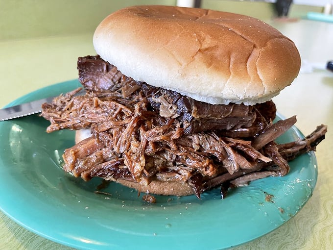 Brisket that doesn't just fall apart—it surrenders with dignity after a long, slow dance with smoke and time. Texas would approve of this Ohio interpretation.