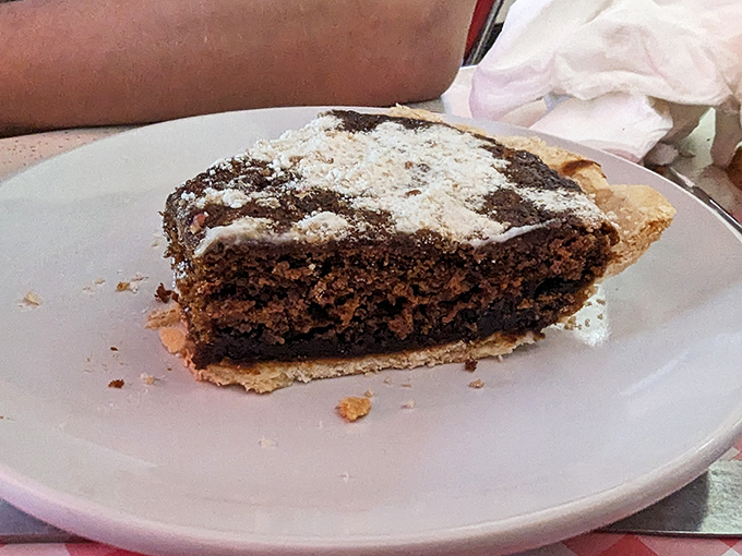 Shoofly pie—where molasses meets crumb topping in a marriage so perfect, it might make you forget about chocolate desserts entirely. 