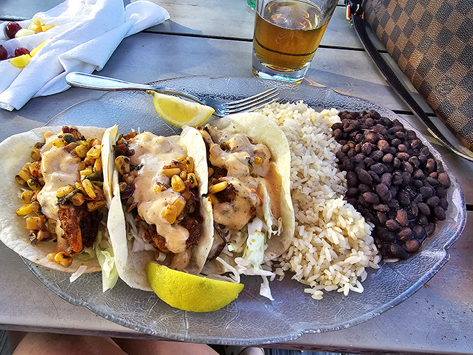 These aren't just tacos—they're edible postcards from the tropics, where corn, seafood, and lime create vacation vibes with every bite.