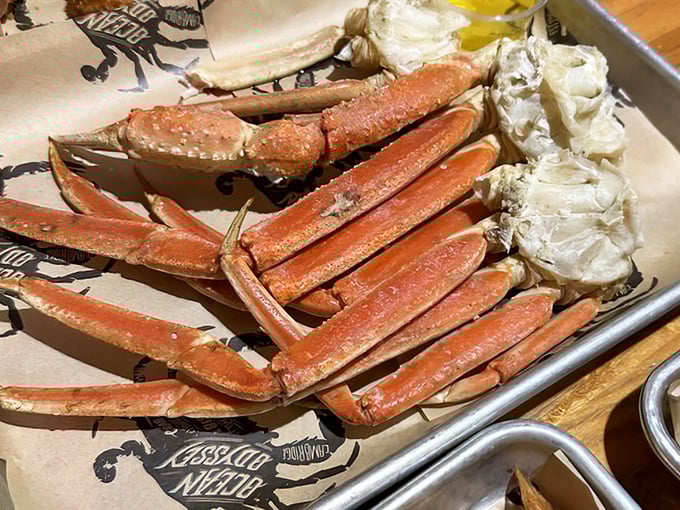 Snow crab legs so perfect they should have their own theme song. Crack, dip, bite, repeat—life's simple pleasures at their finest.
