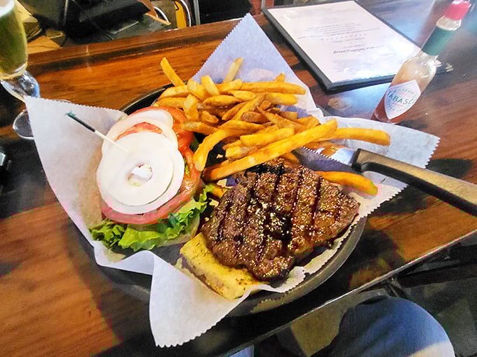 A burger that doesn't need fancy toppings to impress—just quality beef, melty cheese, and fresh fixings. Comfort food that speaks a universal language.