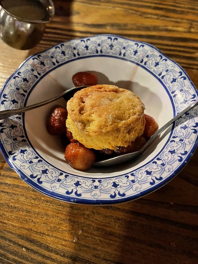 A proper strawberry shortcake that respects tradition while still managing to feel like a revelation—the kind of dessert your grandmother would approve of.