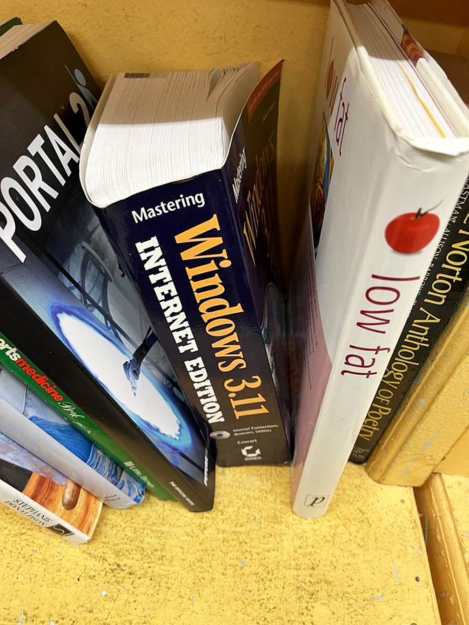 Computer manuals from 2011? Someone's abandoned tech guides become another's nostalgic time capsule in this literary treasure hunt.