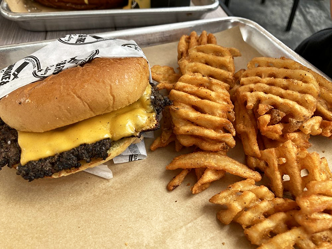 This isn't just a cheeseburger—it's a smoky, melty masterpiece that makes you wonder why you'd ever order anything else.