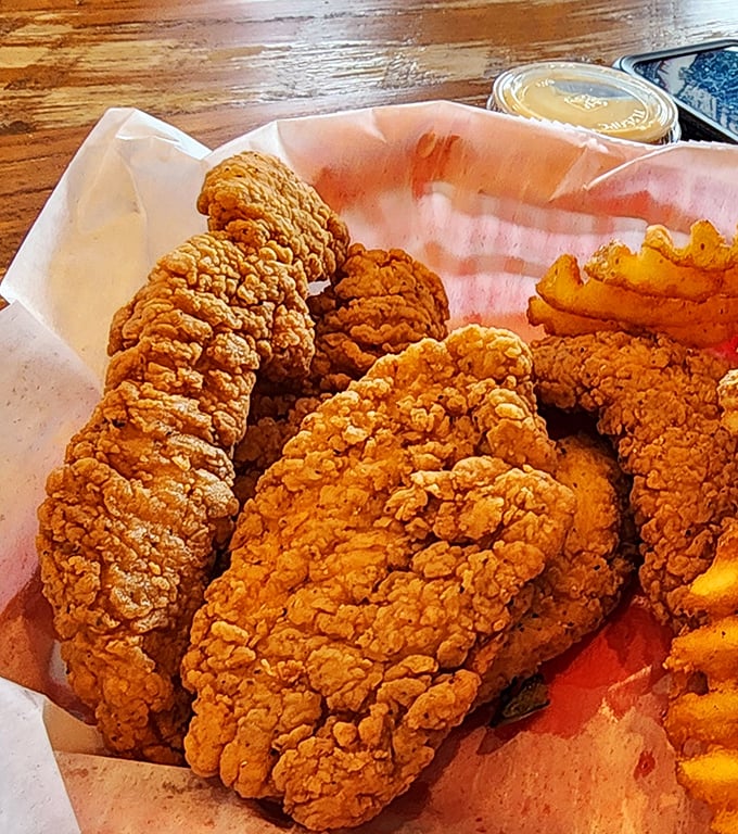 Chicken tenders that actually taste like chicken—a culinary miracle that deserves far more celebration than it typically receives.