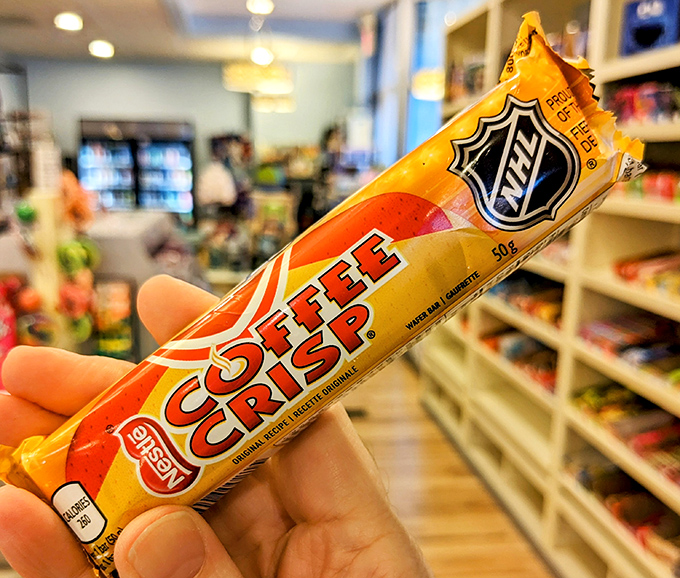 The Coffee Crisp—Canada's gift to chocolate lovers. Finding this north-of-the-border treasure in Pennsylvania is like spotting Bigfoot, but tastier.