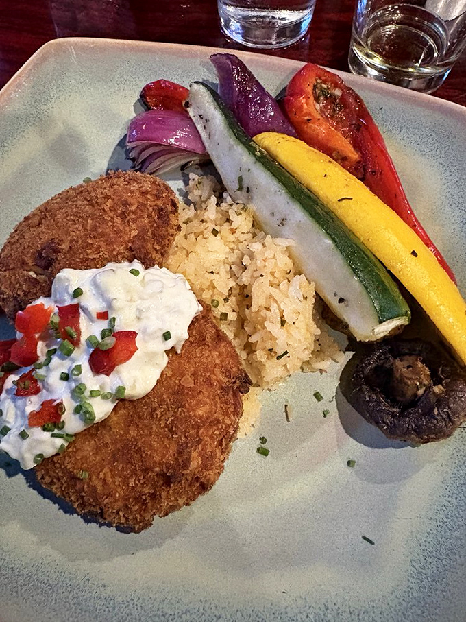 These crab cakes are what Maryland wishes it made—golden-crisp exterior, minimal filler, and enough crab to make Neptune jealous.