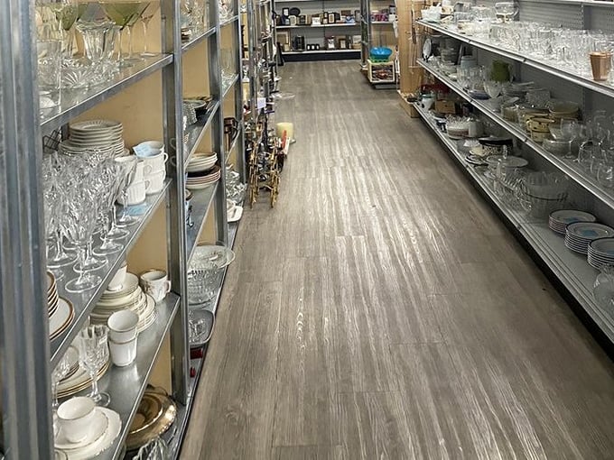 Crystal and china that would make your grandmother swoon, all waiting to class up your next dinner party.